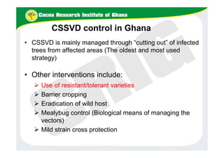 B4FA 2012 Ghana: Cocoa Breeding in Ghana - George Ameyaw | PDF