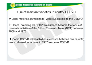 B4FA 2012 Ghana: Cocoa Breeding in Ghana - George Ameyaw | PDF