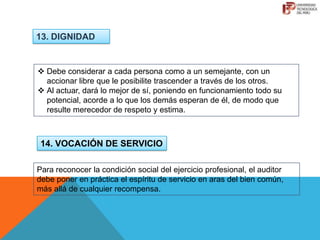 perfil del auditor | PPTX