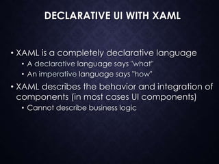 xaml overview | PPT