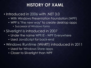 xaml overview | PPT