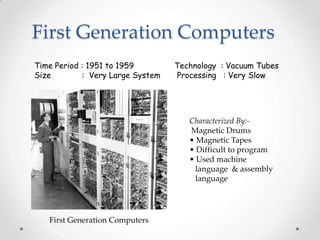 03. Generations of Computer History | PPSX