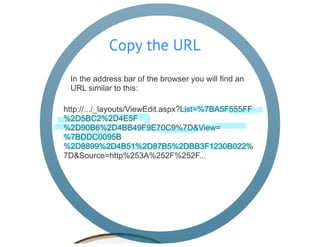 SharePoint Lesson #2: How to get the GUID | PDF