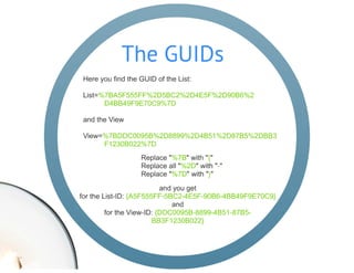 SharePoint Lesson #2: How to get the GUID | PDF