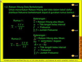 2. Rataan Hitung ( Mean ) | PPT