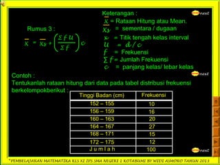 2. Rataan Hitung ( Mean ) | PPT