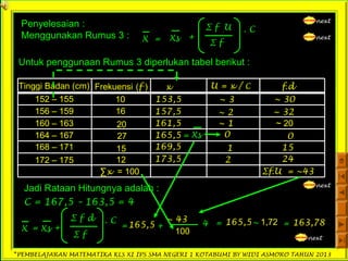 2. Rataan Hitung ( Mean ) | PPT