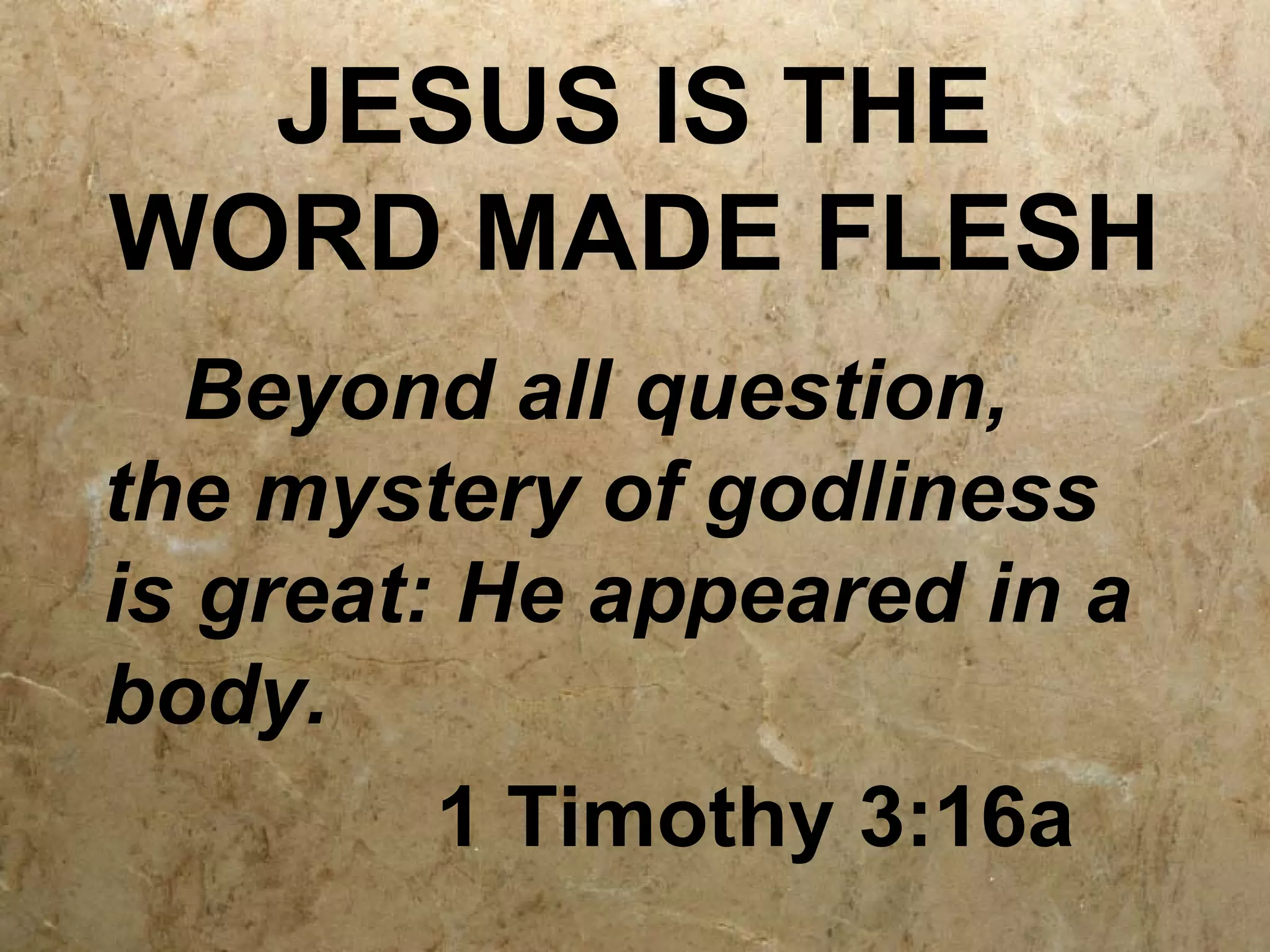 Pre Encounter Lesson 2: The Cross | PPT