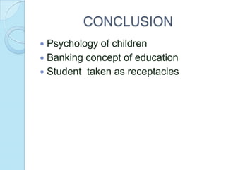2.1 school is bad for childrenfor 1st semester for KU's BBA | PPTX