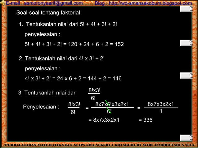 2. Faktorial | PPT
