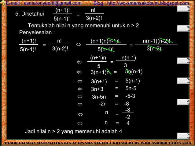 2. Faktorial | PPT