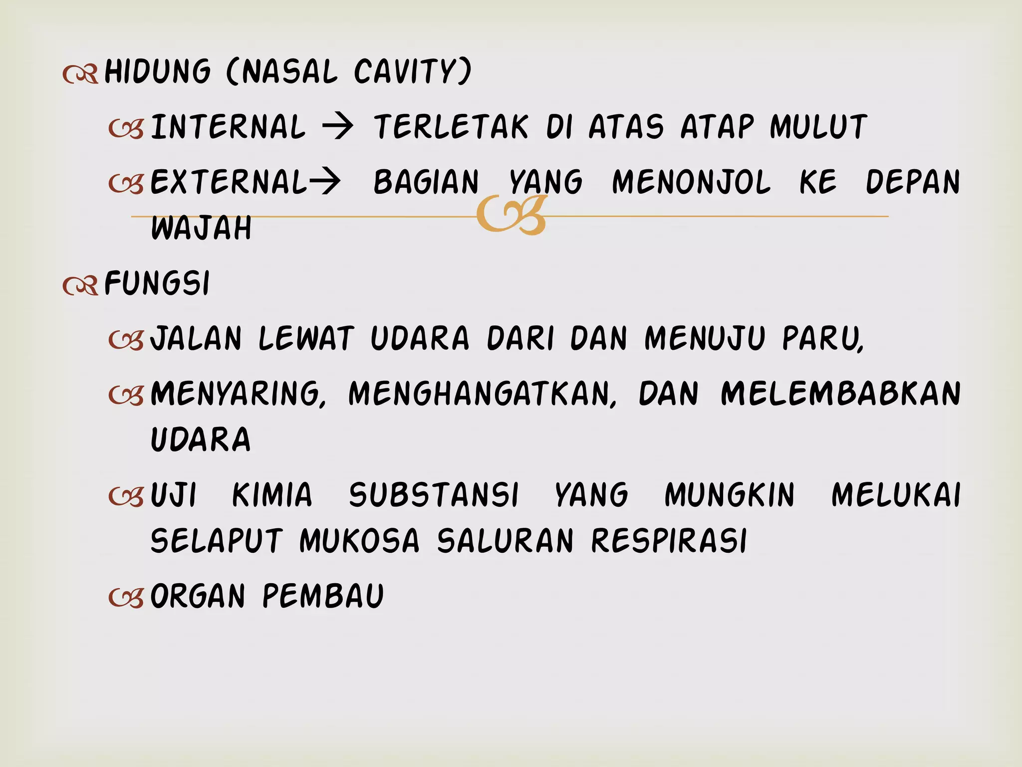 2. fisiologi sistem respirasi | PPTX