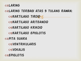 2. fisiologi sistem respirasi | PPTX