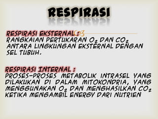 2. fisiologi sistem respirasi | PPTX