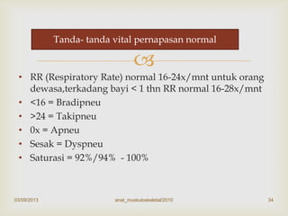2. fisiologi sistem respirasi | PPTX