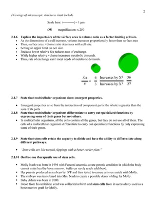 2.1 cell theory notes | PDF