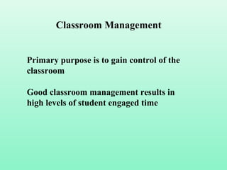 Classroom Management | PPT