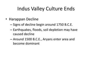 2.3 Indus Valley Civilization | PPTX | Geography | Science