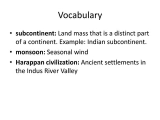 2.3 Indus Valley Civilization | PPTX | Geography | Science