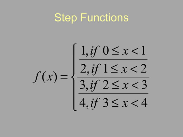 Piecewise Functions | PPT | Science