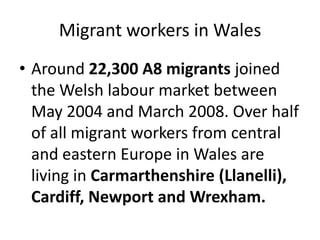 Wales Migration Partnership - going the extra mile | PPTX | Economy ...
