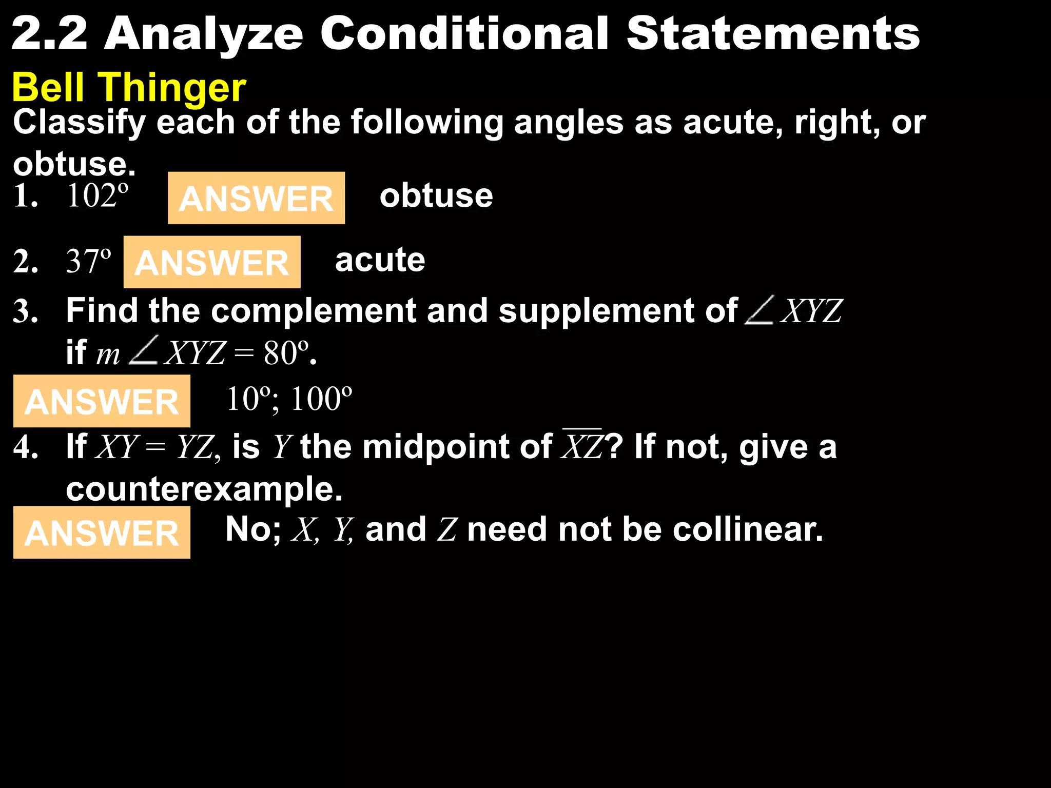 2.2 analyze conditional statements | PPTX