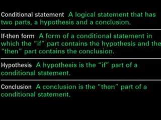 2.2 analyze conditional statements | PPTX