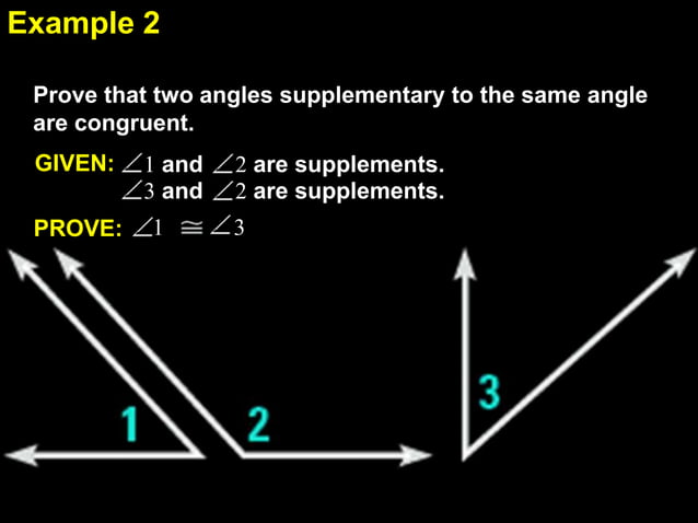 2.7 prove angle pair relationships | PPT