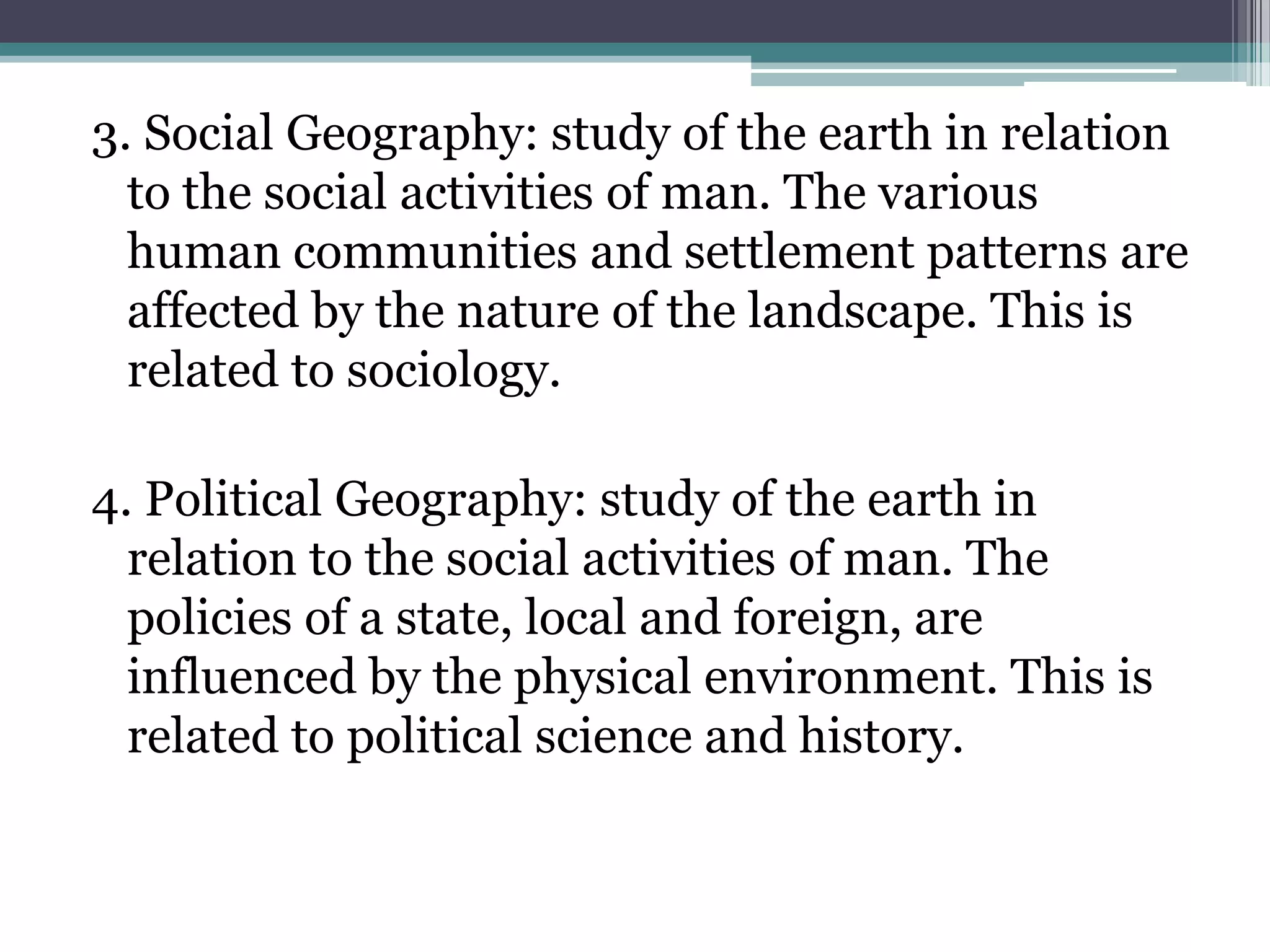 2. human geography | PPTX