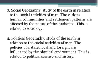 2. human geography | PPTX