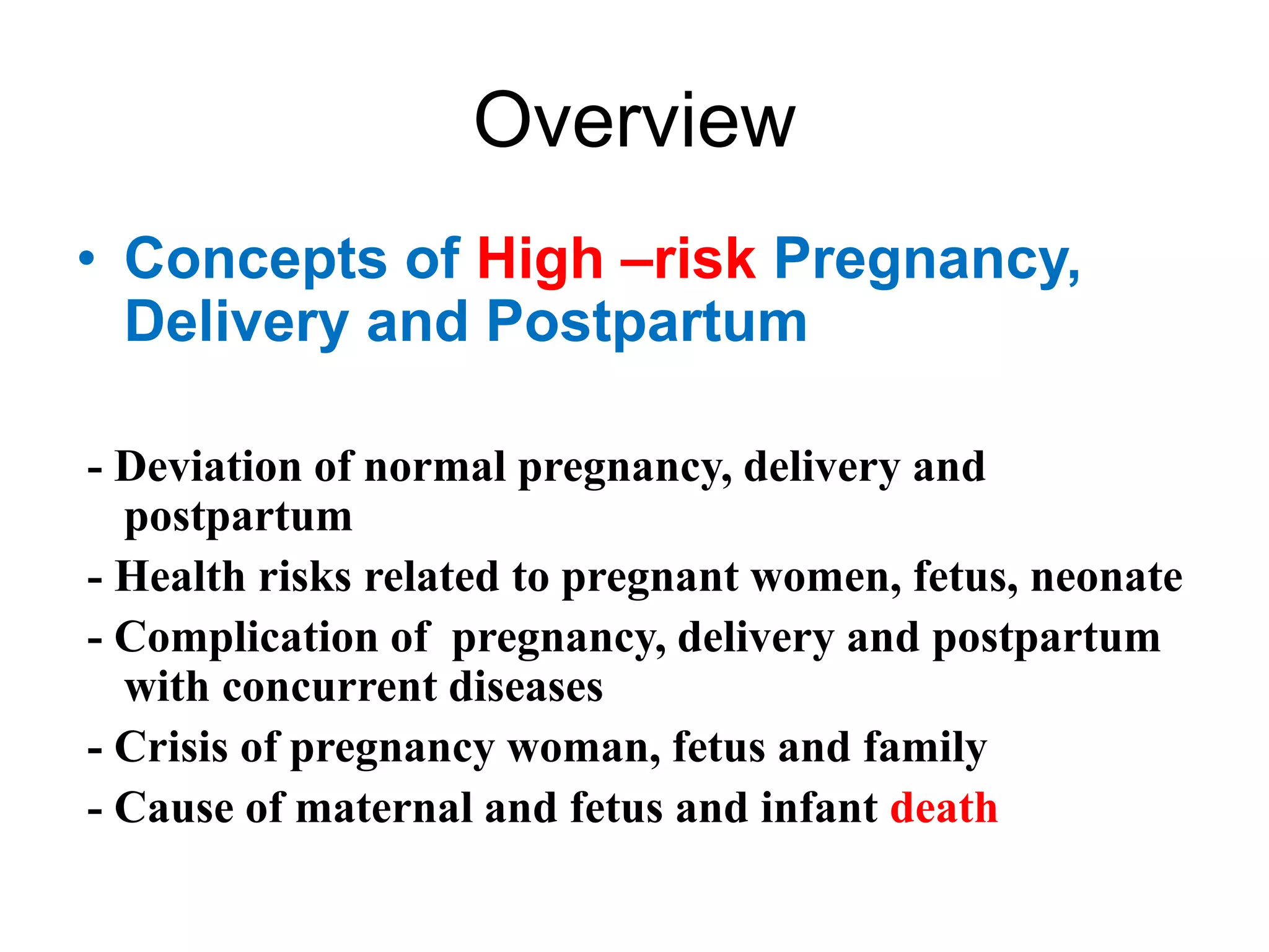 2. mongolia(high risk maternity care overview) | PPTX