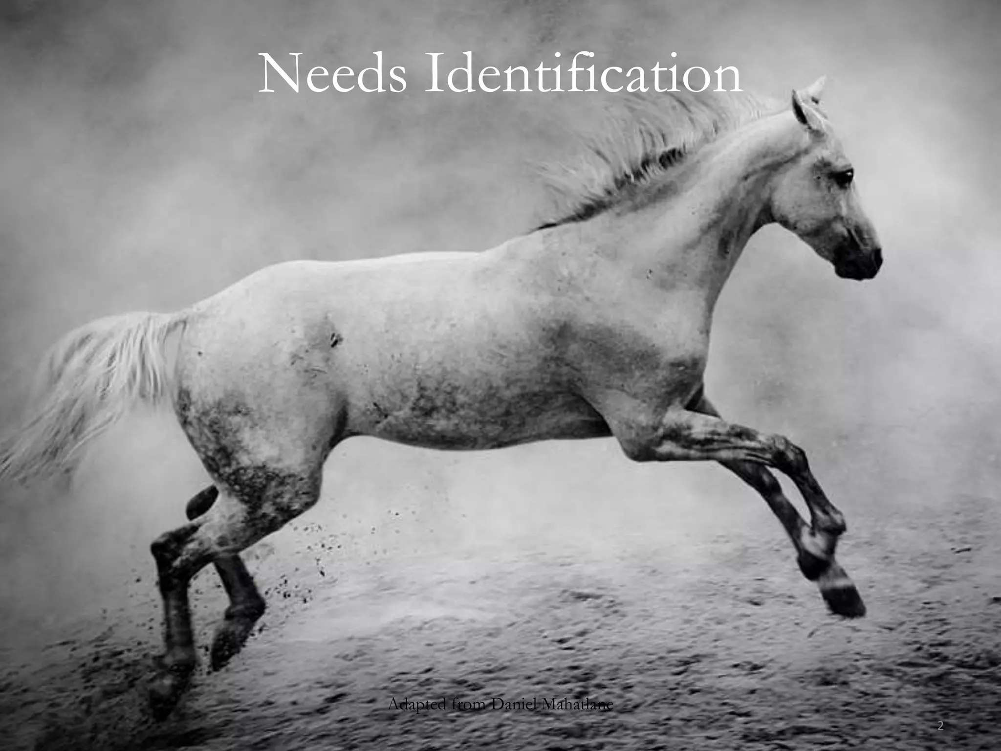 2. needs identification (theory) | PDF