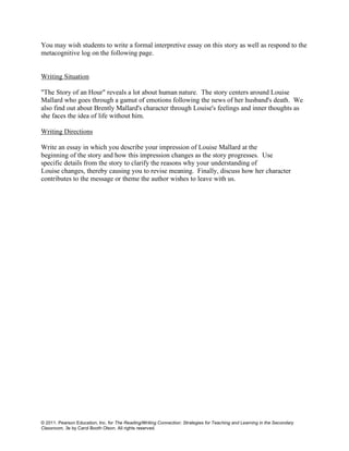 2.2.the story of_an_hour | PDF