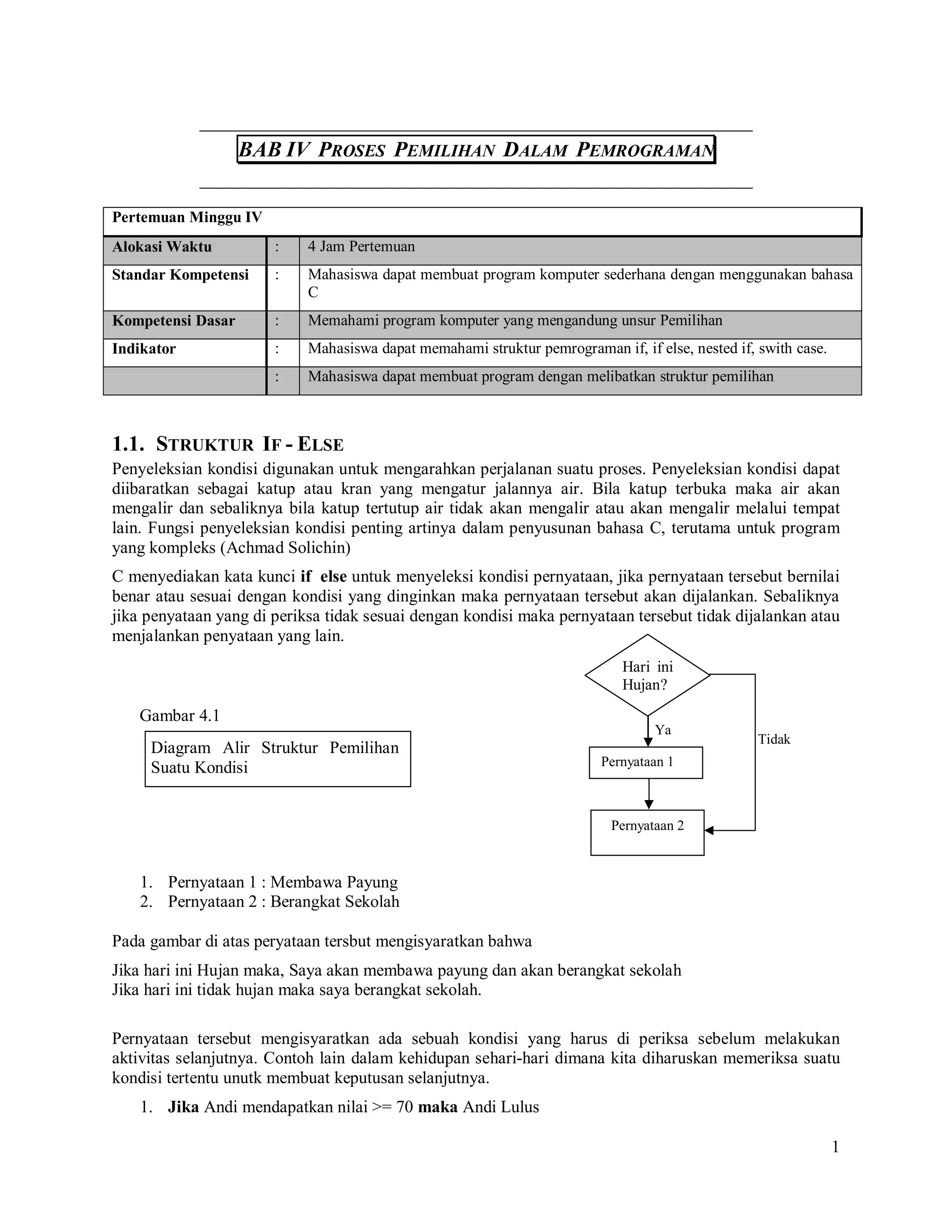 2. teknik pemilihan dalam_pemrograman | PDF