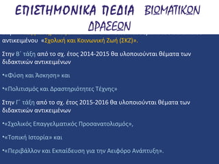 Σχολικη Κοινωνικη Ζωη Πολυμερης | PPT