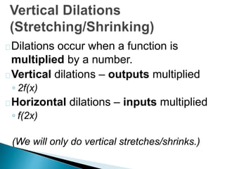 2.5 function transformations | PPT