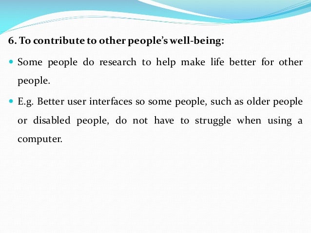 6p model of research