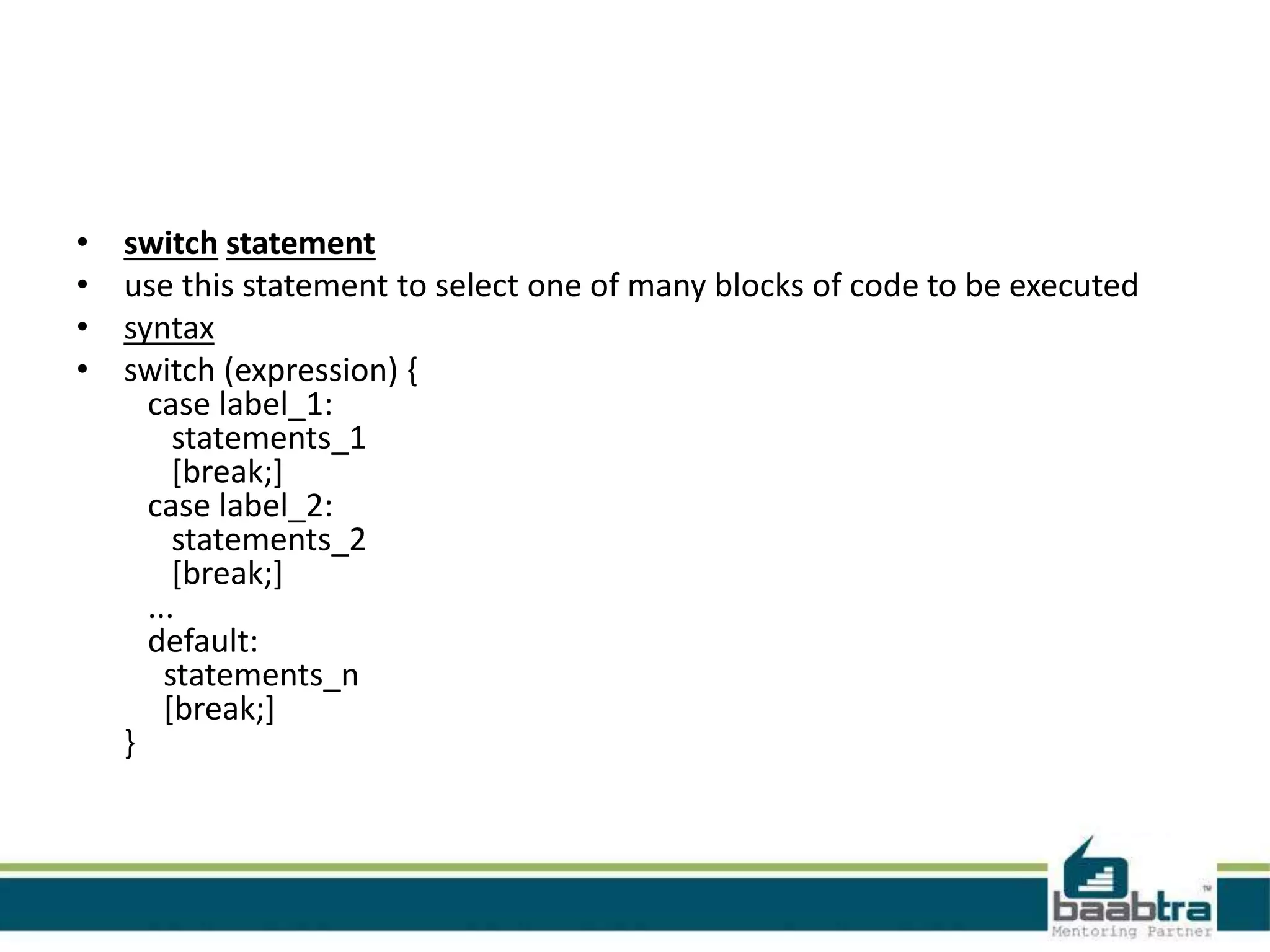 Conditional Statements Ppt