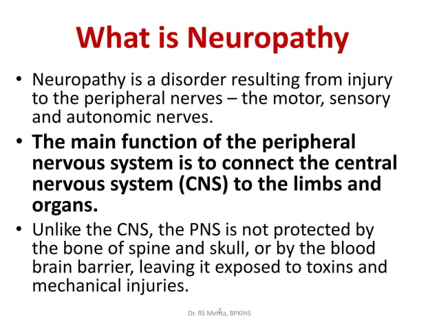 2. neuropathies | PPSX | Brain and Nervous System Disorders | Diseases ...
