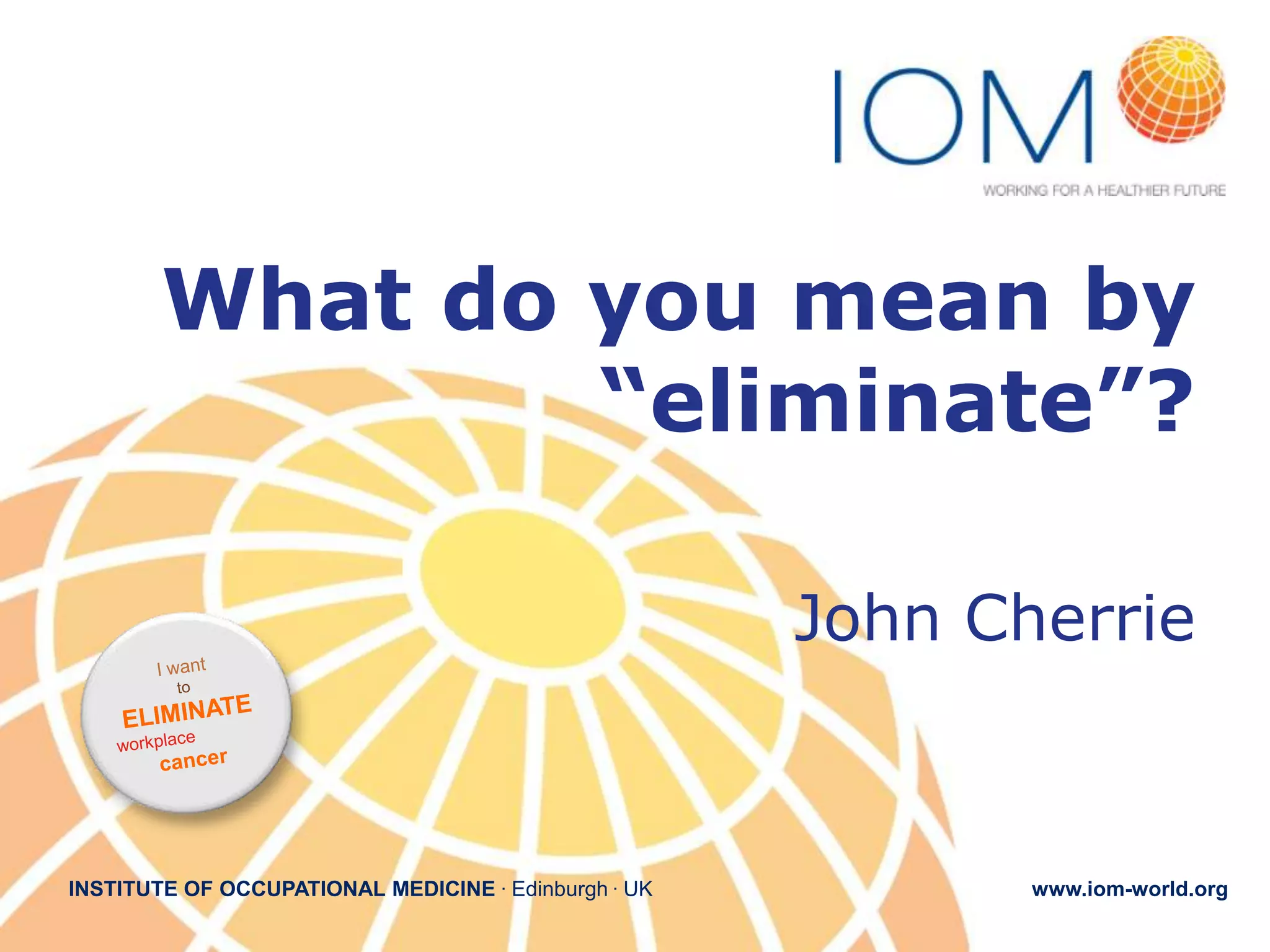 2. What do you mean by eliminate | PPTX