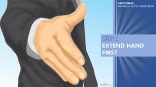 Handshakes: Making the first impression | PDF