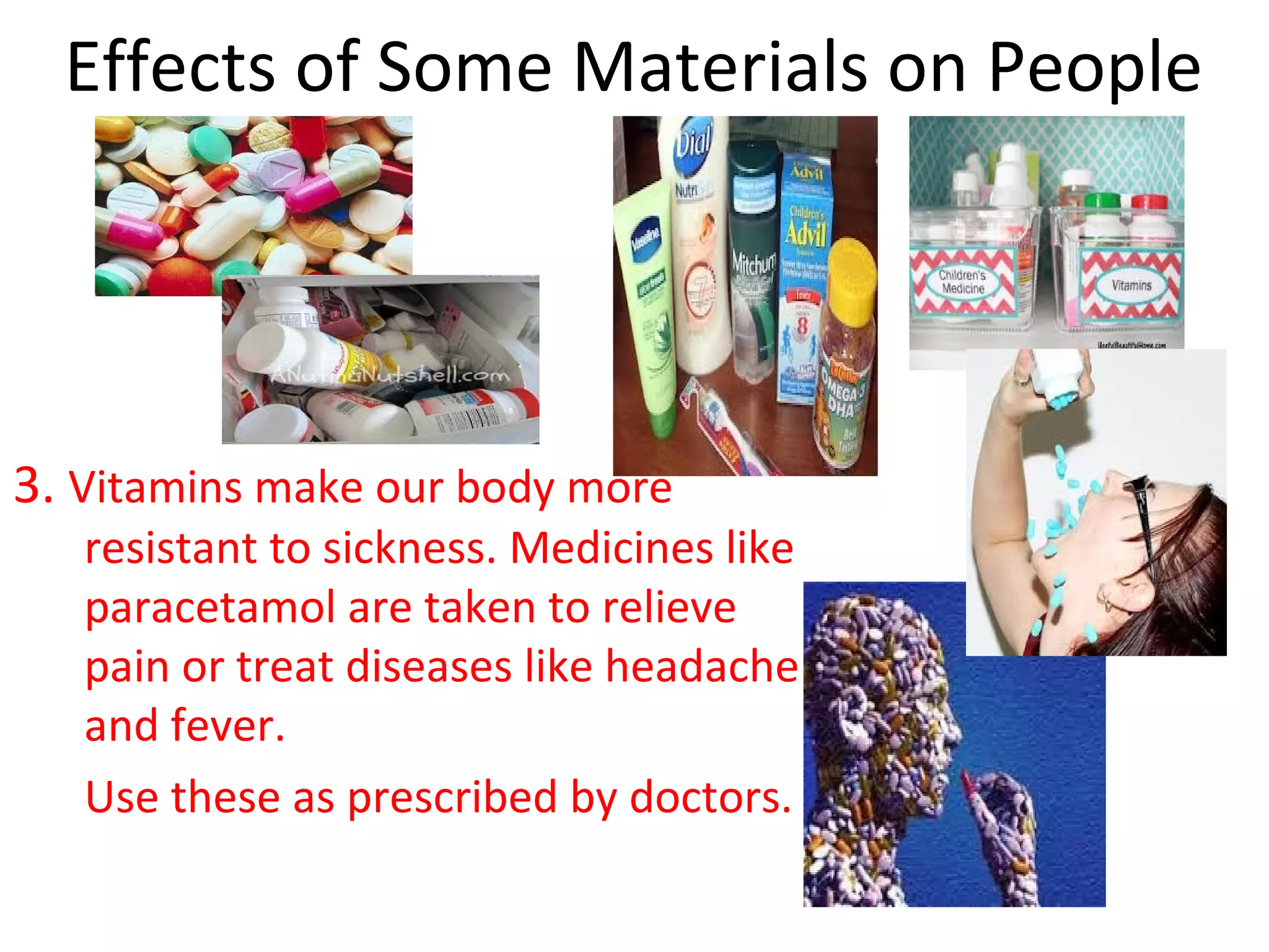 2.materials found at home according to their uses.ppt2nd | PPT