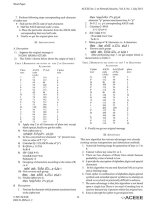 Novel Algorithm For Encryption:Hybrid of Transposition and Substitution Method | PDF