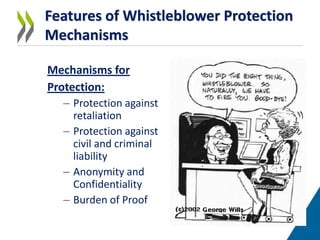 Whistleblower Protection Legislation and Mechanisms / Leah Ambler, OECD ...
