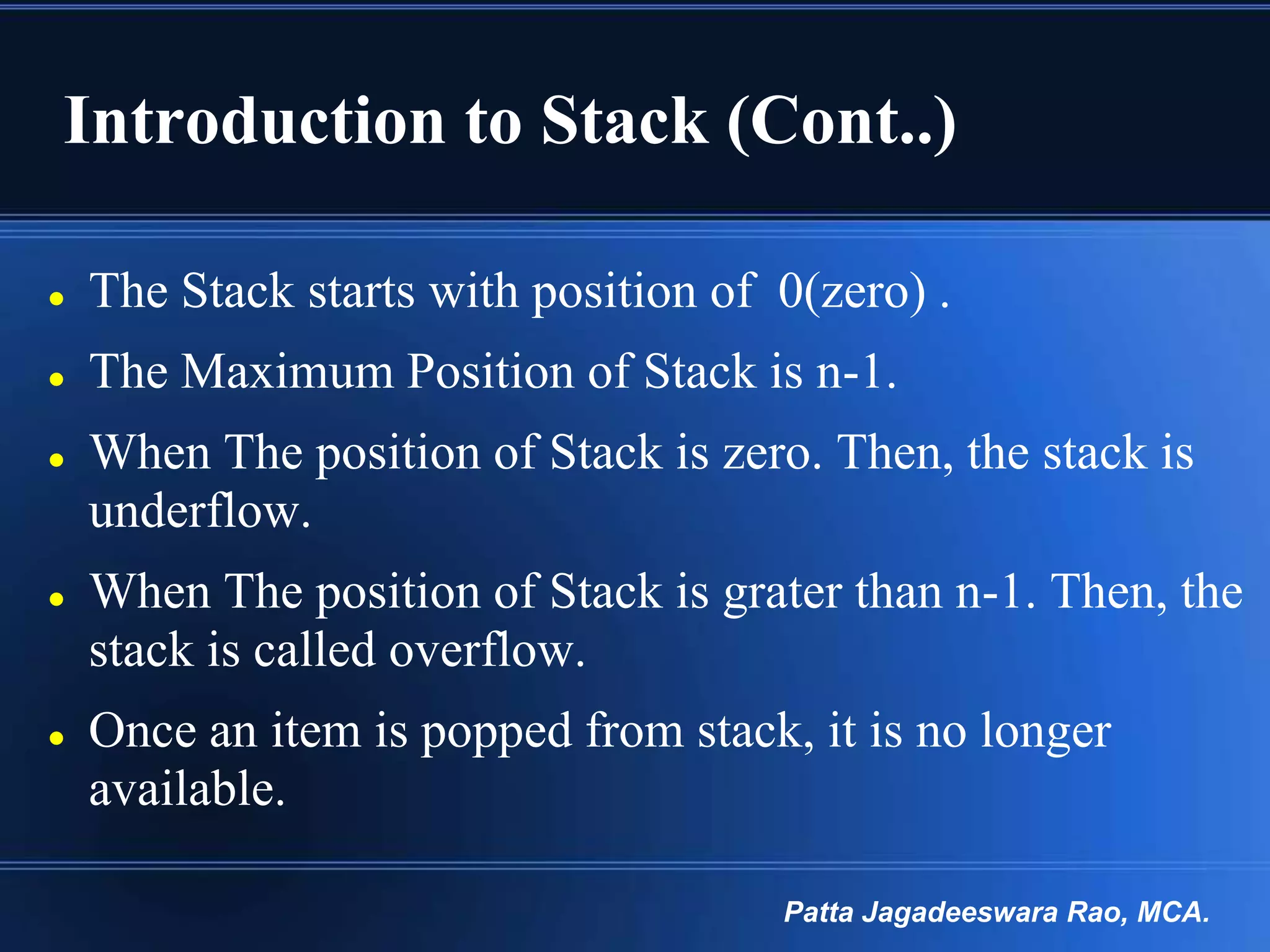 data structure, stack, stack data structure | PPT