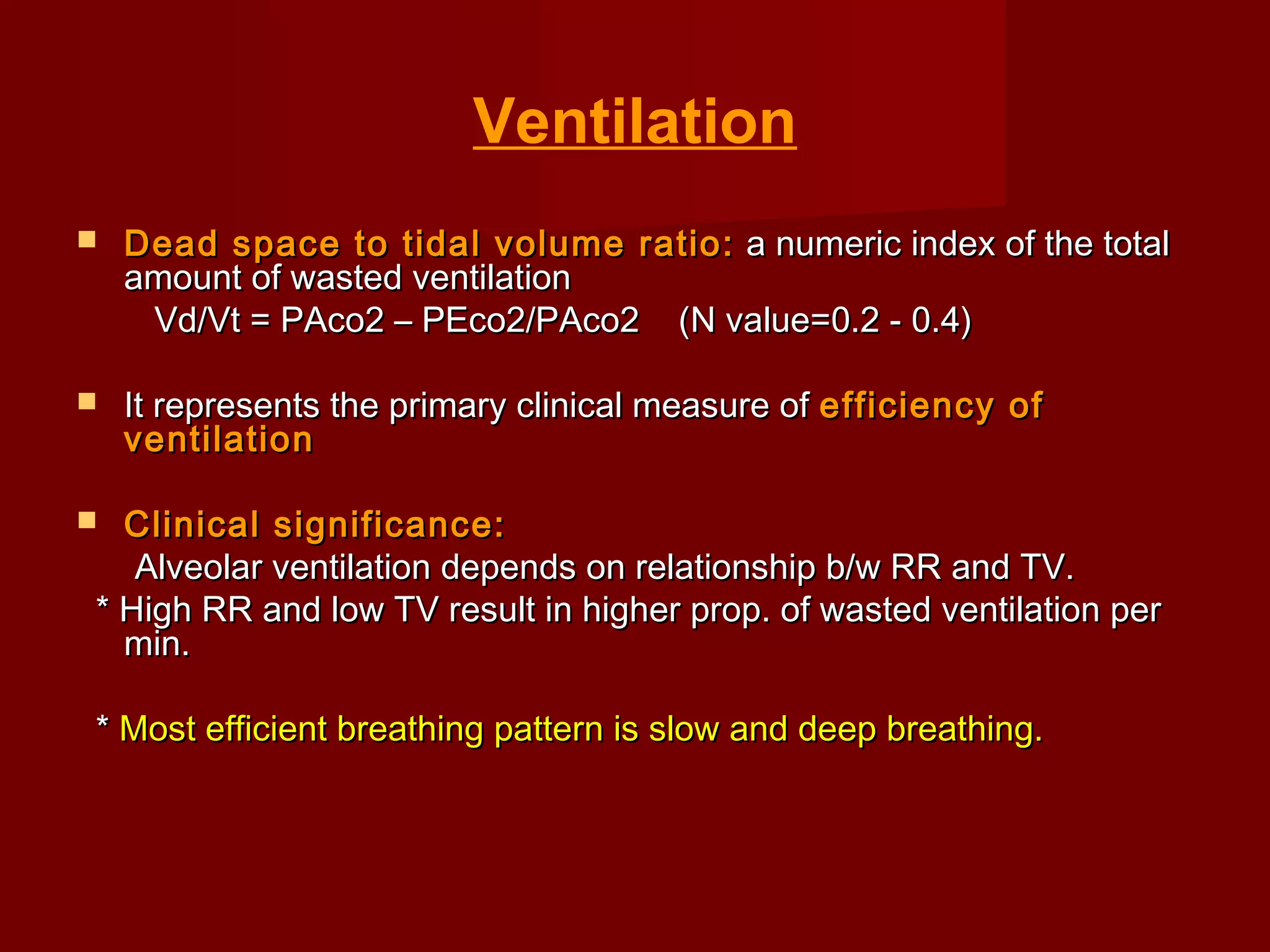 Pneumology - ventilation-transport-of-gases-and-oxygen-delivery | PPT