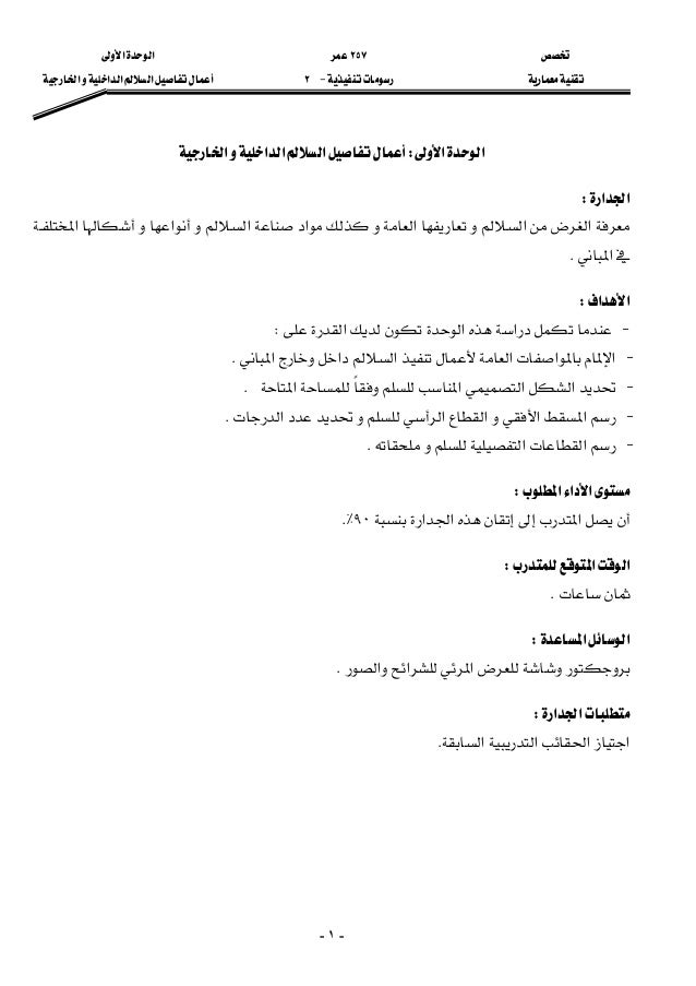 الرسومات التنفيذية 2