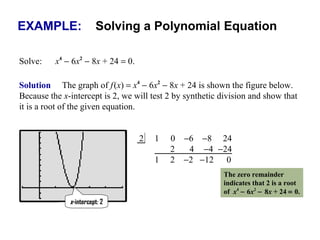 Rational Zeros and Decarte's Rule of Signs | PPT