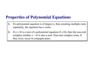 Rational Zeros and Decarte's Rule of Signs | PPT