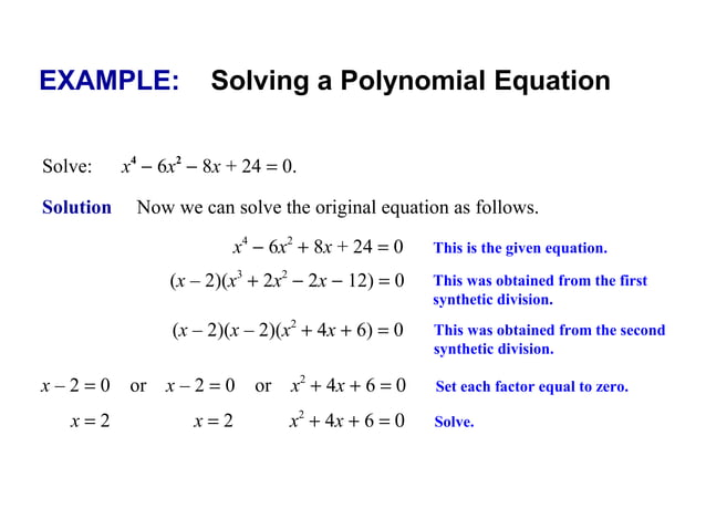 Rational Zeros and Decarte's Rule of Signs